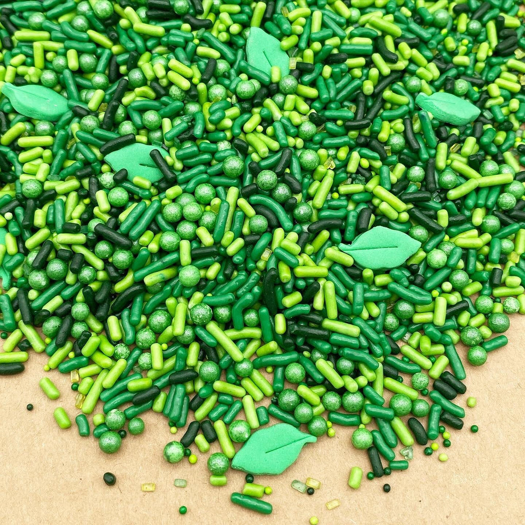 Jungle Leaves Sprinkle Mix | Green Leaf and Safari Cake Sprinkles ...